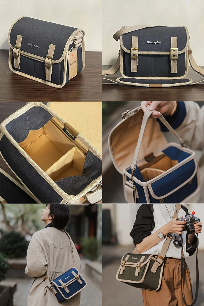 Túi máy ảnh Herringbone Timecode Small